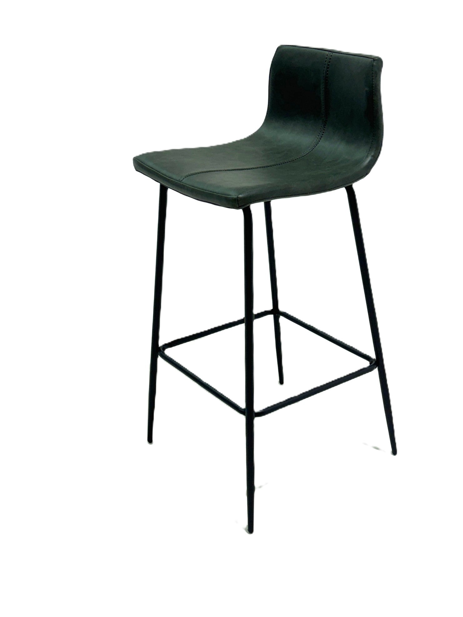 Pair of forest green Barracuda bar stools – Browsers Emporium